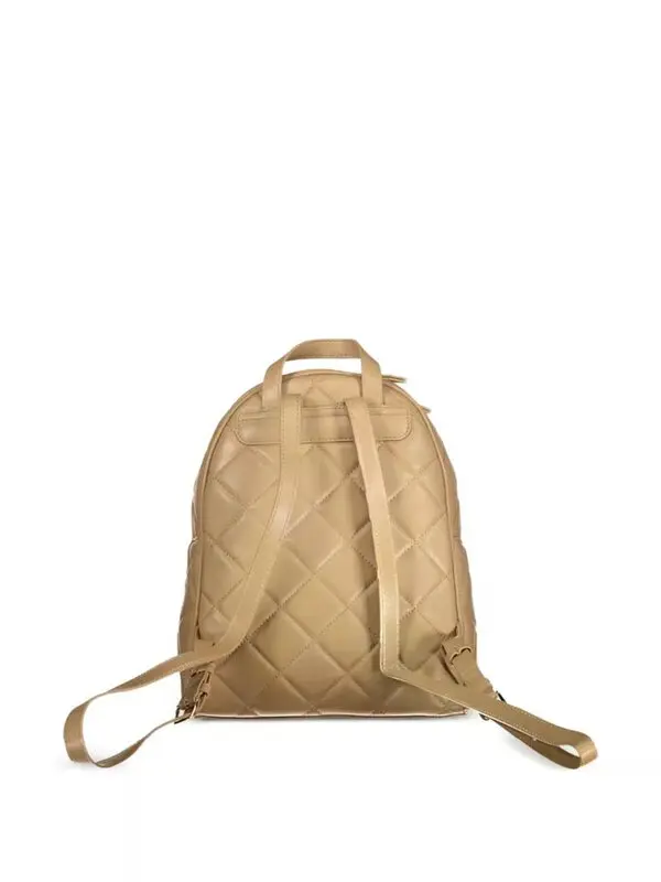 MARIO VALENTINO Embossed-logo Quilted Backpack