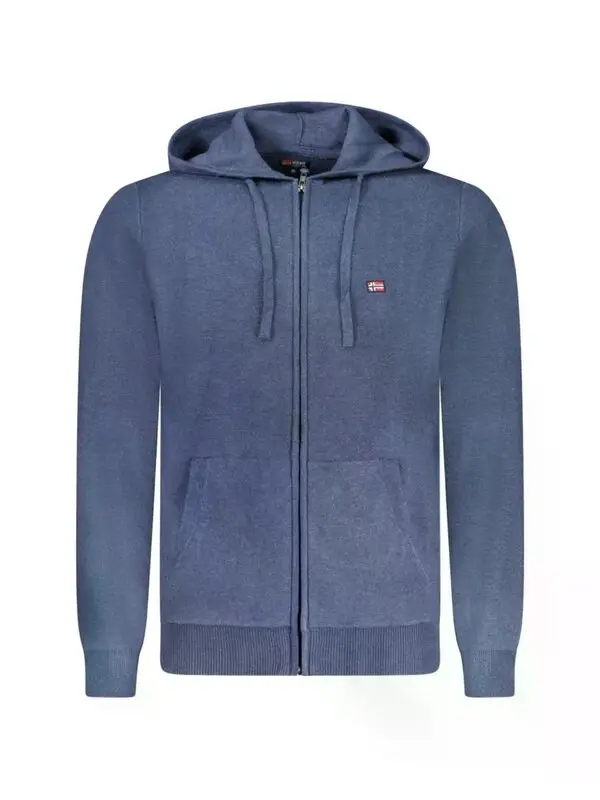 NORWAY 1963 Logo-patch Zip-front Hoodie