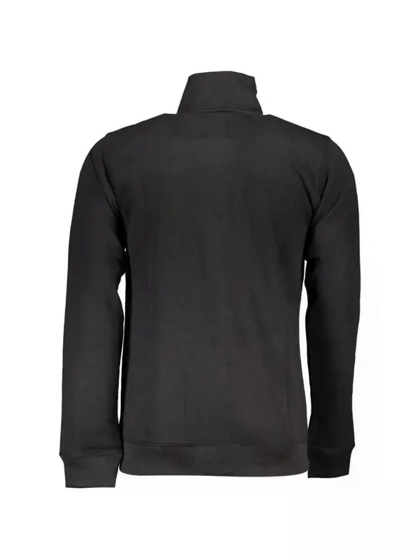 GIAN MARCO VENTURI VINTAGE Logo-patch Zip-up Sweater