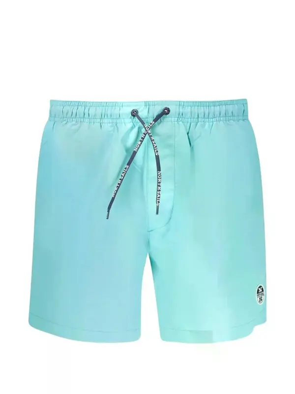 NORTH SAILS Logo-patch Swim Shorts - Blue