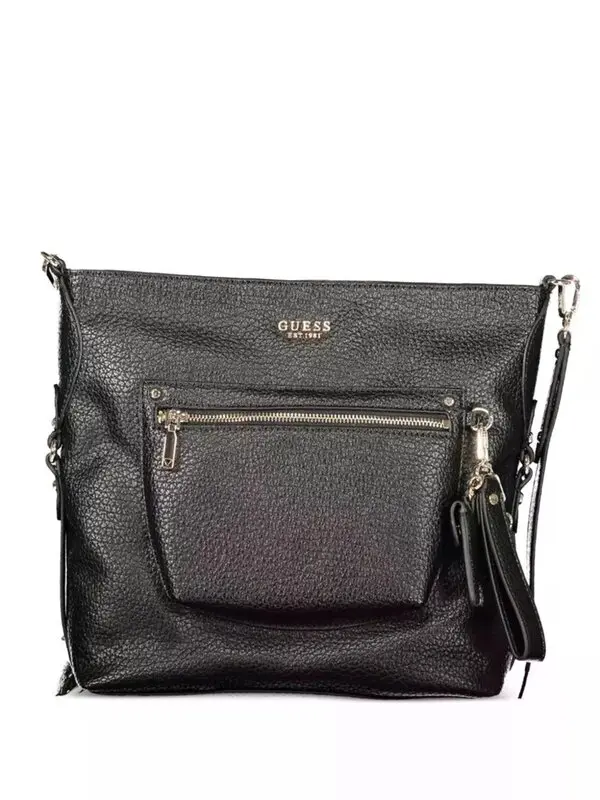 Guess Pebbled-effect Zip-pocket Tote Bag