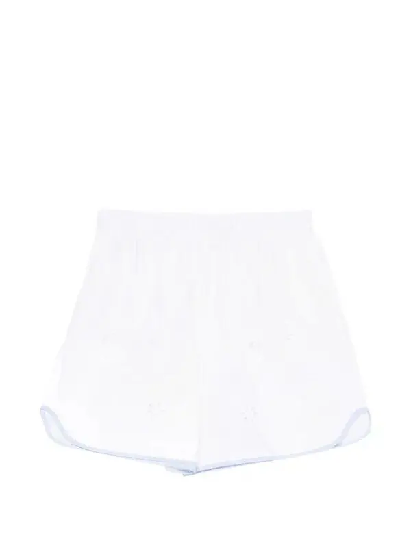 RELAX RE-LUX Piped Curved-hem Shorts