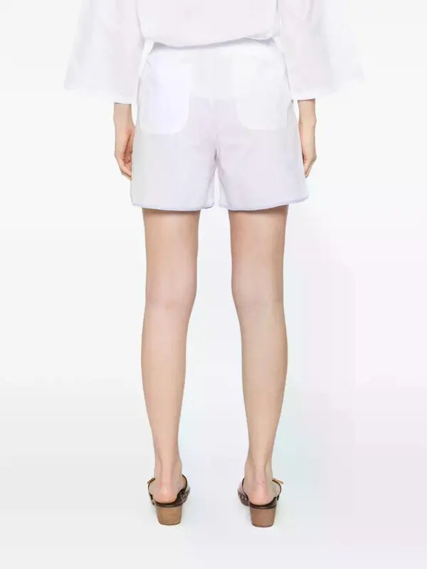 RELAX RE-LUX Piped Curved-hem Shorts