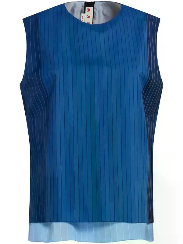 Marni Sleeveless Pinstripe Blouse