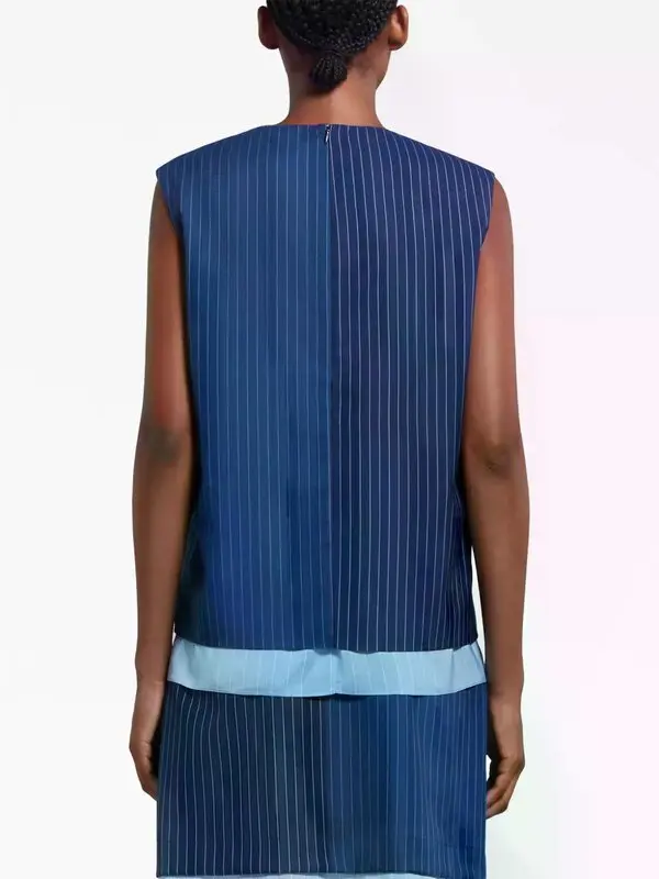 Marni Sleeveless Pinstripe Blouse