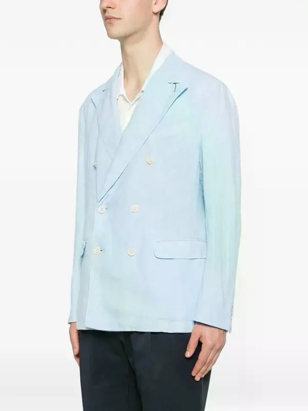Boglioli Flap-pocket Double-breasted Blazer