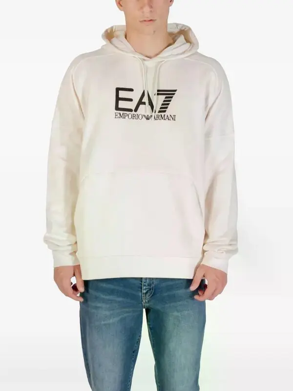 EA7 Logo-print Hoodie