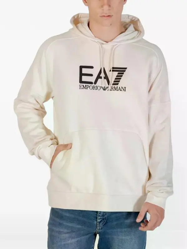 EA7 Logo-print Hoodie