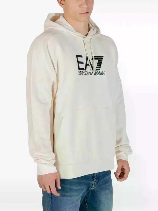 EA7 Logo-print Hoodie