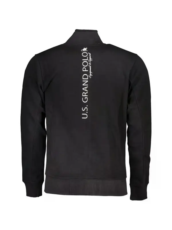 U.S. Grand Logo-print Zip-up Sweater