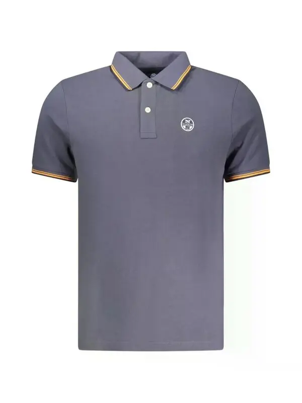 NORTH SAILS Logo-patch Tipped Polo Shirt
