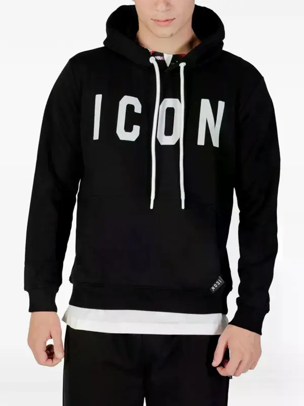 ICON BRAND Logo-print Hoodie
