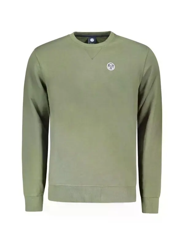 NORTH SAILS Logo-patch Crew-neck Sweatshirt - Green