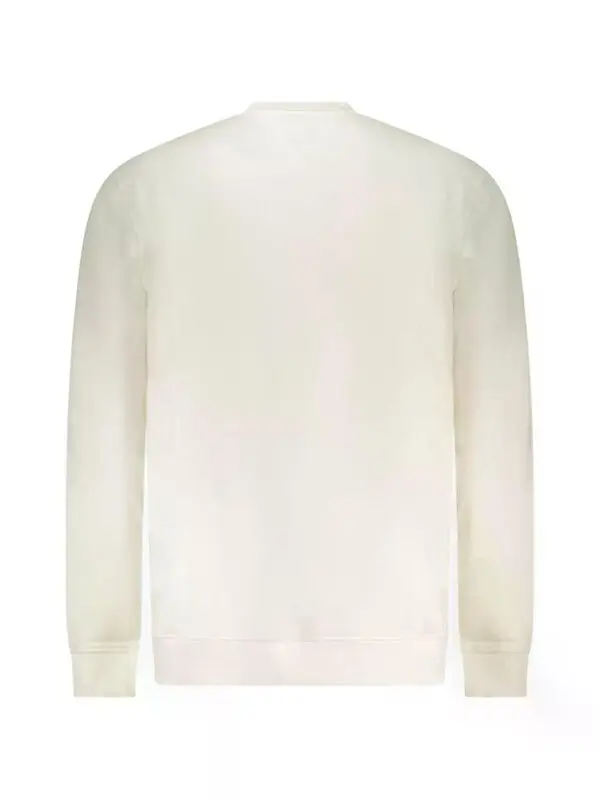 Tommy Hilfiger Logo-embroidered Cotton Sweater - White
