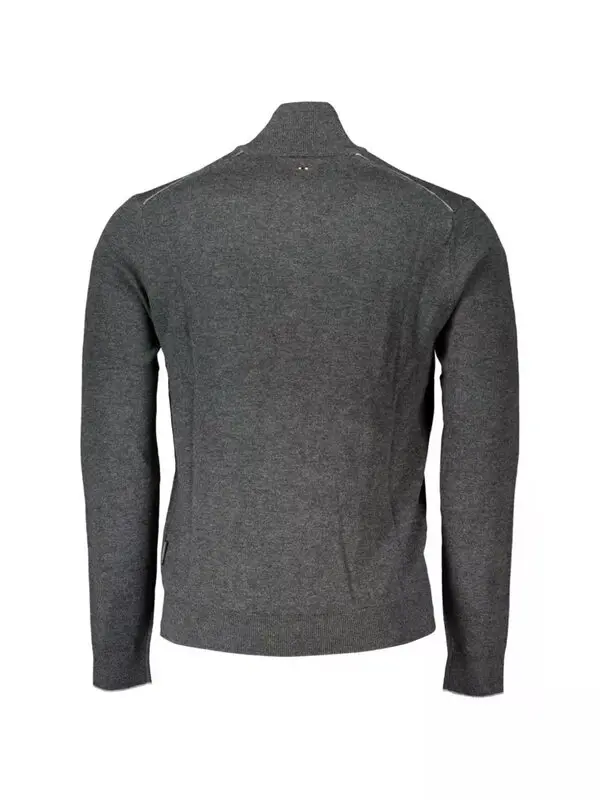 NAPAPIJRI Half-zip Cotton Sweatshirt - Grey