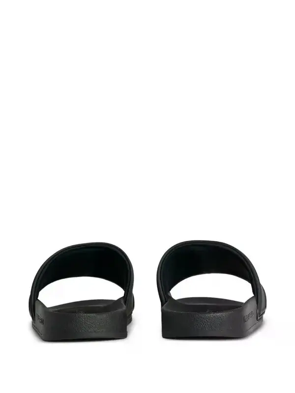 Karl Lagerfeld Kondo 2.0 Embossed Slides - Black