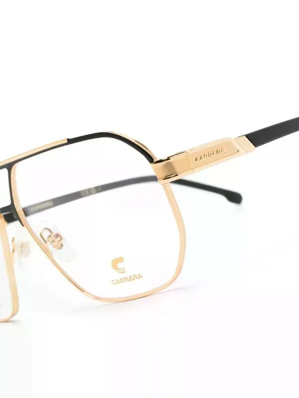 Carrera Eyewear Navigator-frame Glasses - Gold