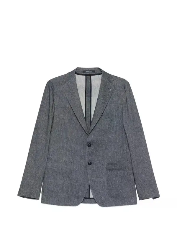 Tagliatore Single-breasted Blazer - Blue