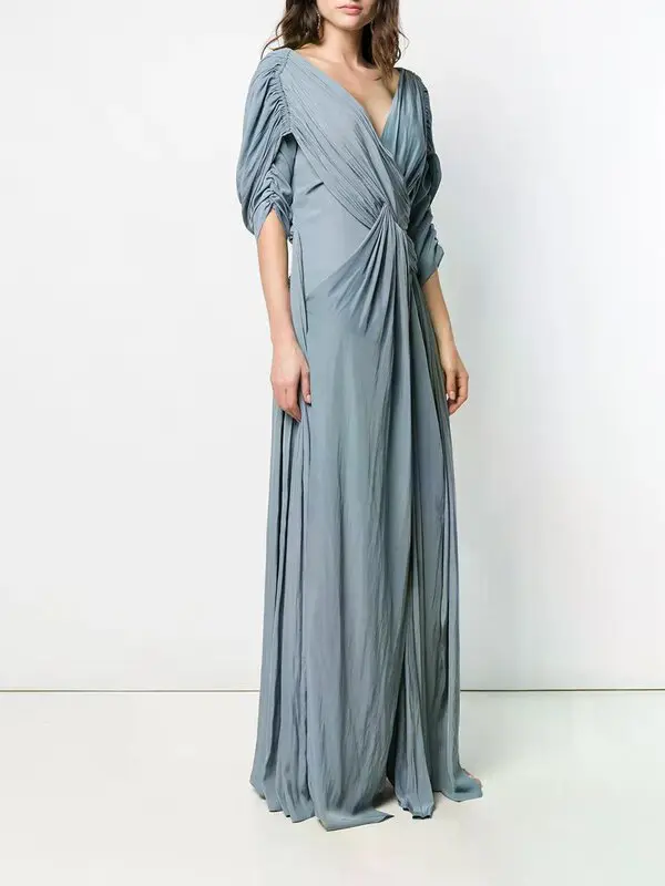 LANVIN Long Draped Dress
