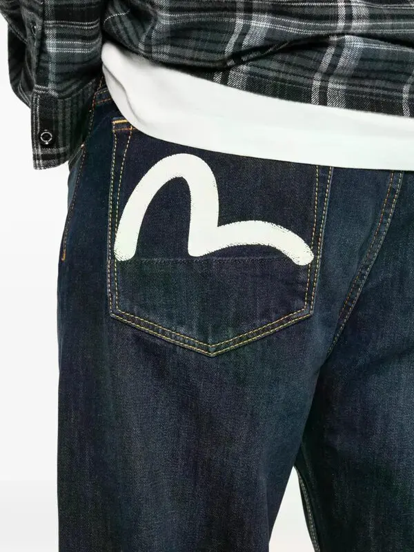 EVISU Faded Jeans
