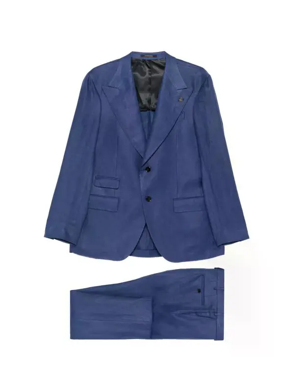 GABRIELE PASINI Flap-pocket Suit - Blue
