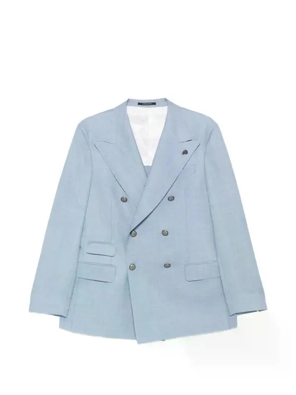 GABRIELE PASINI Double-breasted Blazer - Blue