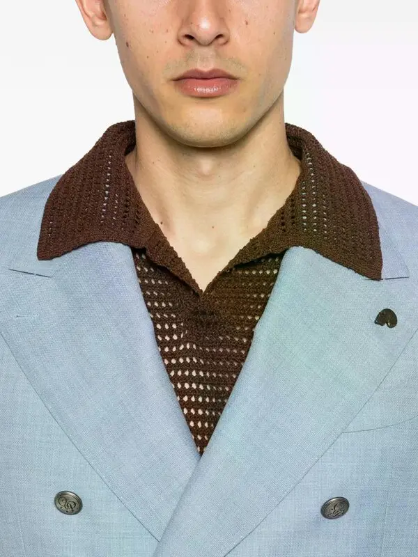 GABRIELE PASINI Double-breasted Blazer - Blue