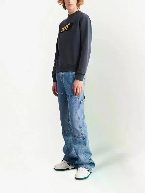 Off-White Logo-print Crewneck Sweatshirt