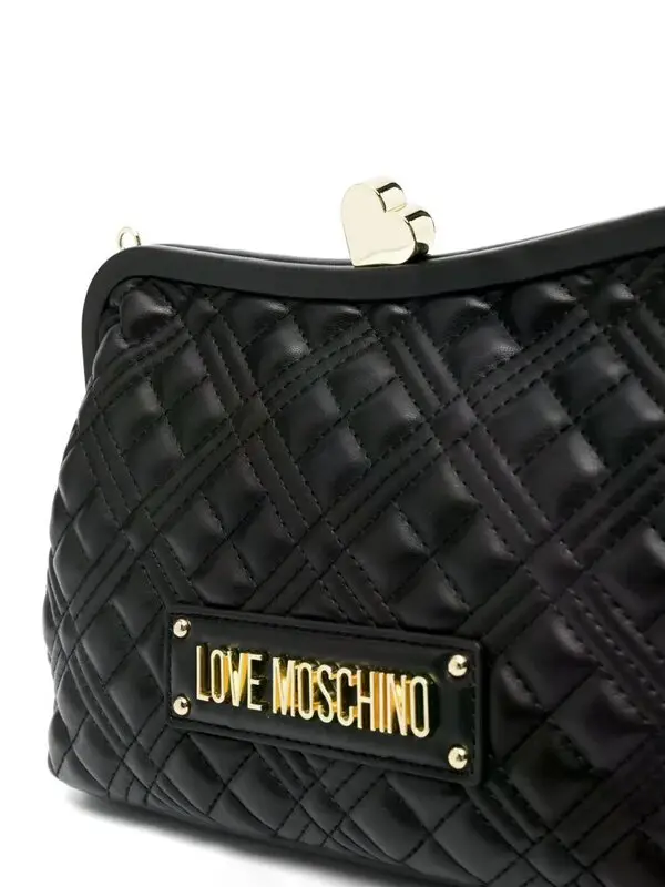 Moschino Logo-lettering Quilted Bag