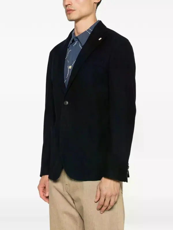 MANUEL RITZ Star-pin Two-button Blazer