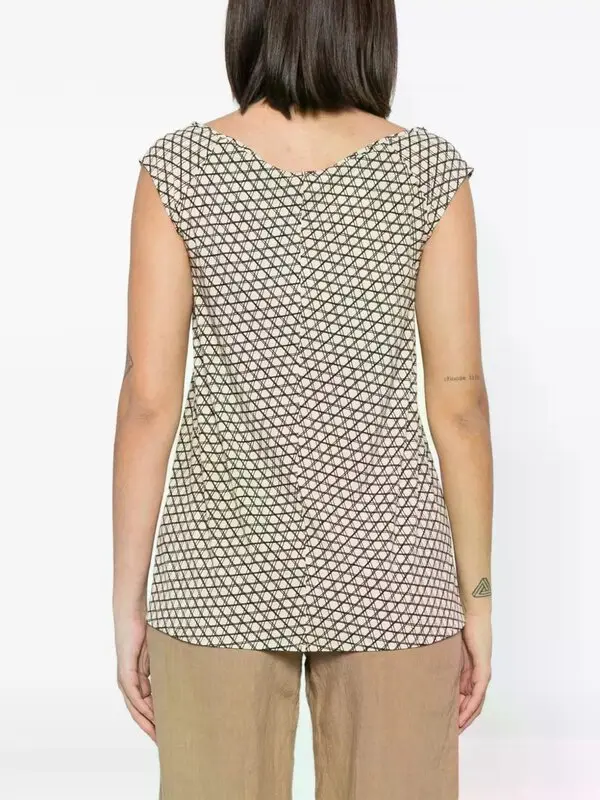 SIYU Geometric-pattern Blouse