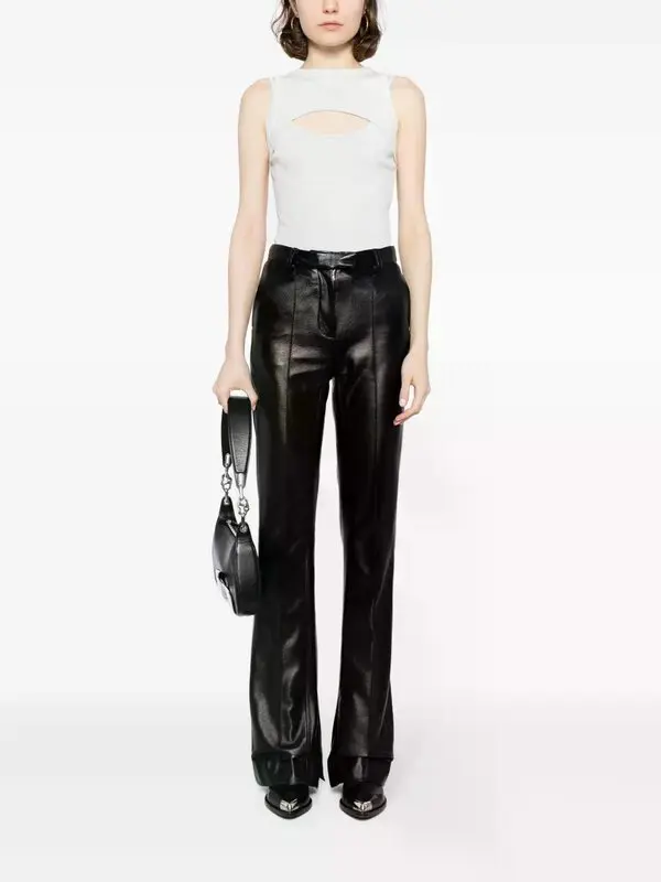Off-White Layered Cut-out Tank Top - Neutrals