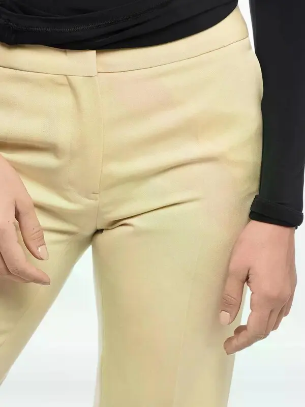JIL SANDER Front Pleat Wool Trousers
