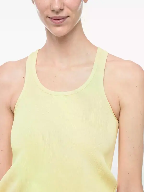 JIL SANDER Ribbed Racer-back Top