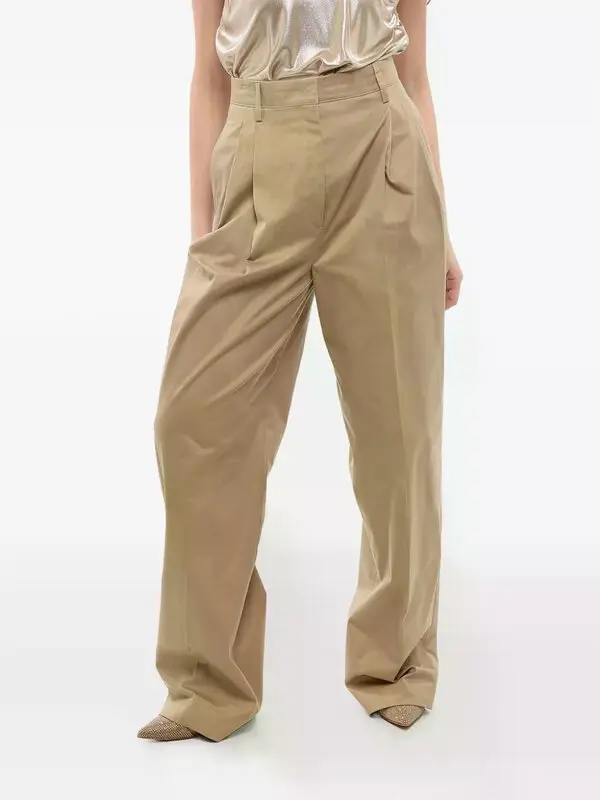 Prada Pleated High-waisted Trousers