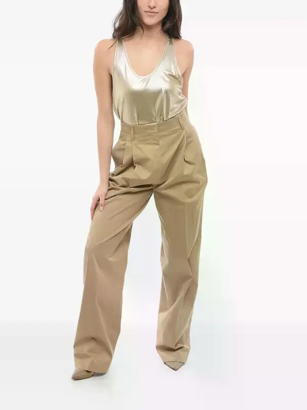 Prada Pleated High-waisted Trousers