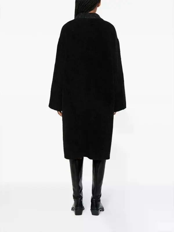 Givenchy Contrasting-lapel Single-breasted Coat
