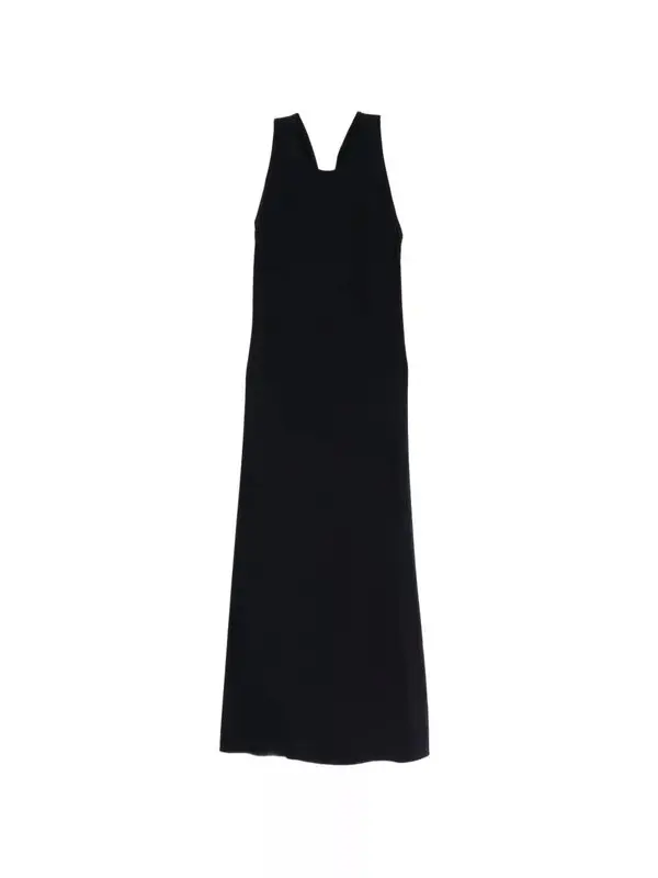 Aspesi Halter-neck Maxi Dress - Blue