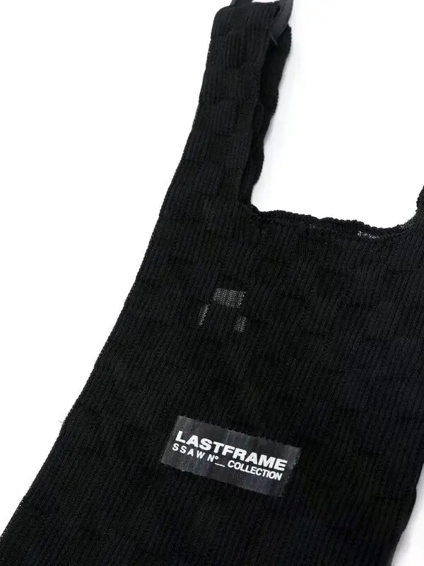 LASTFRAME Interwoven Semi-sheer Tote Bag