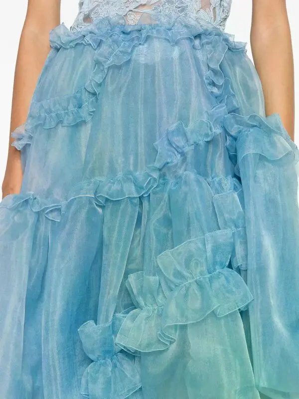 Ermanno Scervino Ruffled Maxi Skirt