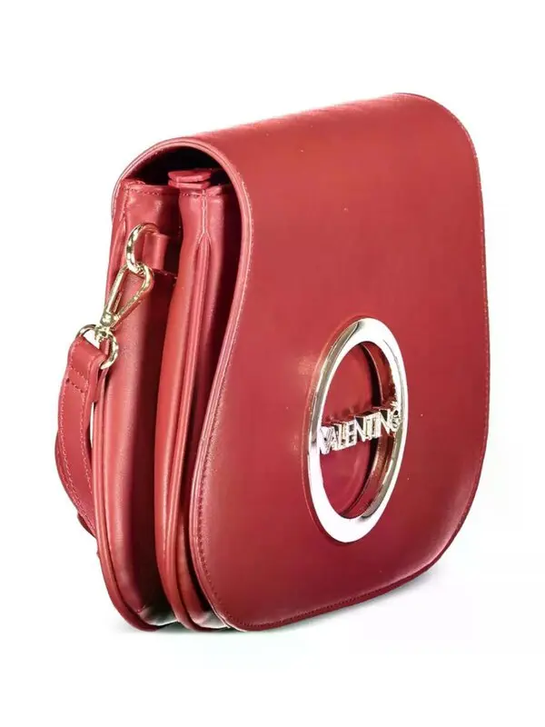MARIO VALENTINO Circle Logo Crossbody Bag - Red
