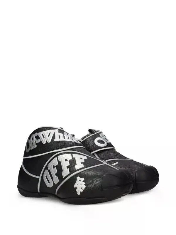 Off-White Logo-print Slip-on Sneakers - Black