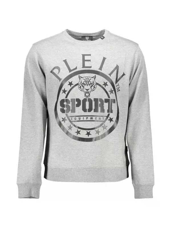 PLEIN SPORT Tiger-print Crew-neck Sweater