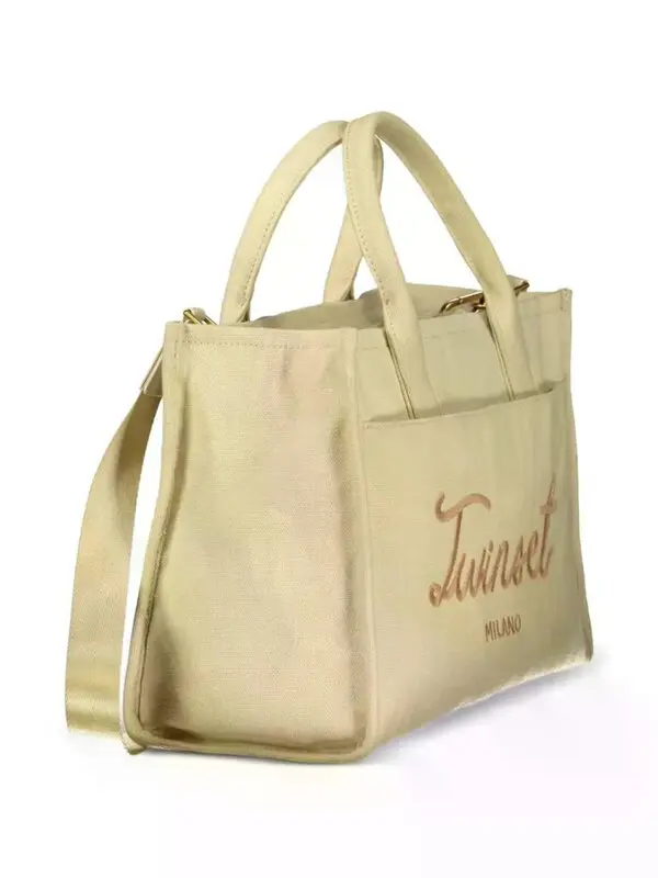 TWINSET Logo-embroidered Tote Bag