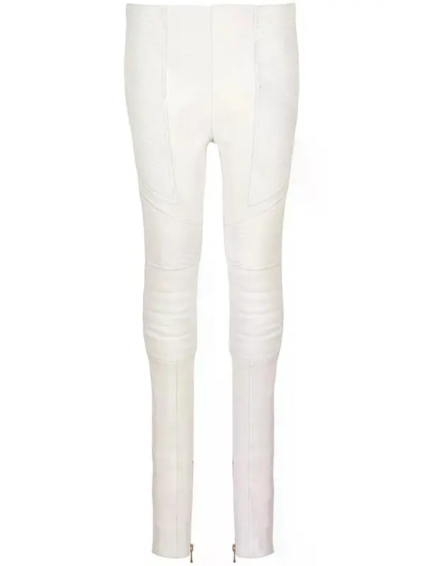 Balmain Leather Skinny Trousers