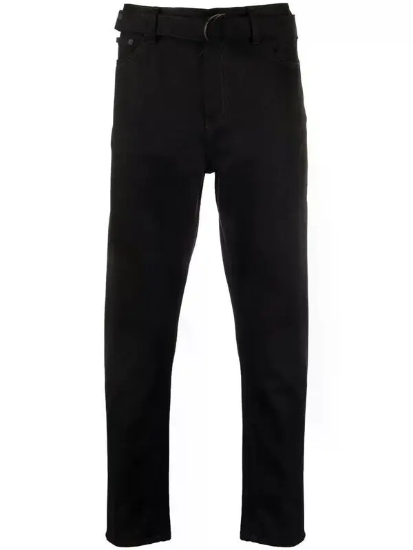 Off-White Indust Belted Slim-fit Jeans