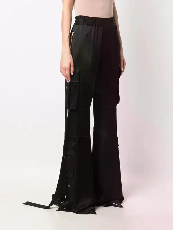 Balmain Satin Cargo Trousers