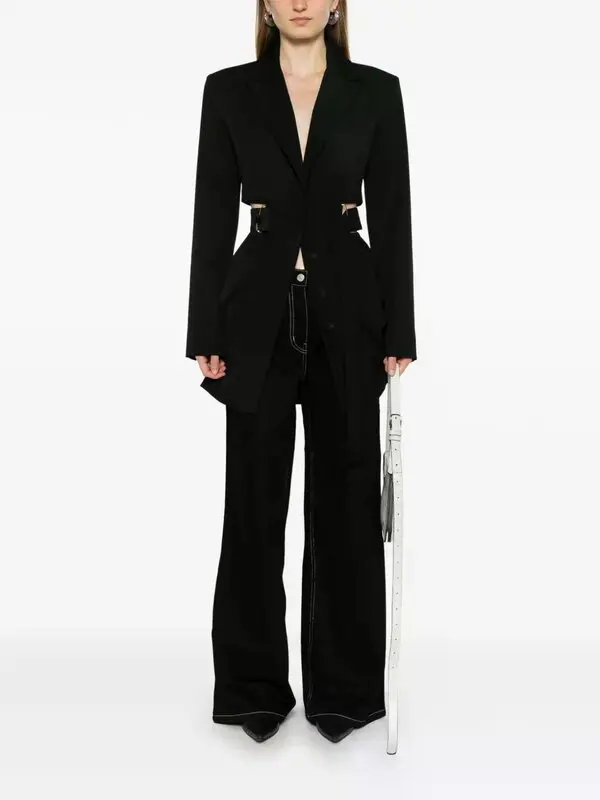 COURREGES Wide-leg Denim Jeans