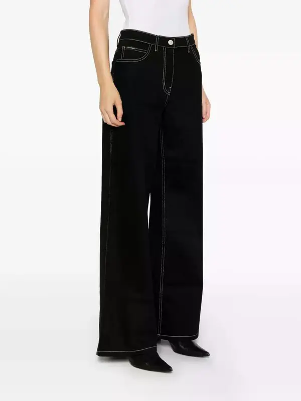 COURREGES Wide-leg Denim Jeans