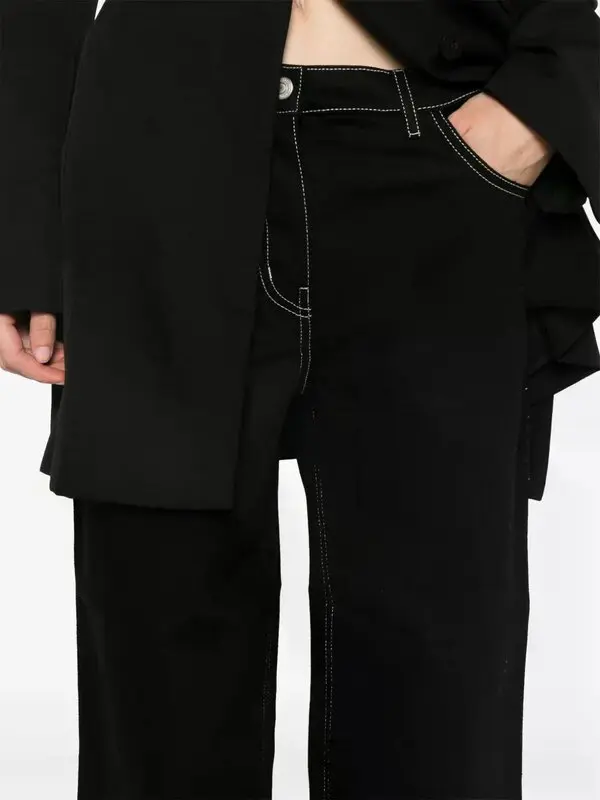 COURREGES Wide-leg Denim Jeans